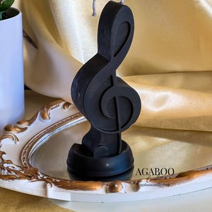 Melodic Music Note Candle – Handmade Soy Wax Candle, Unique Music ...