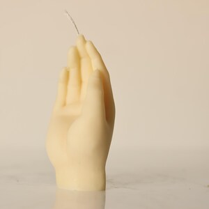 Elegant Woman's Hand Candle - Unique Home Decor Gift - Shaped Candle ...