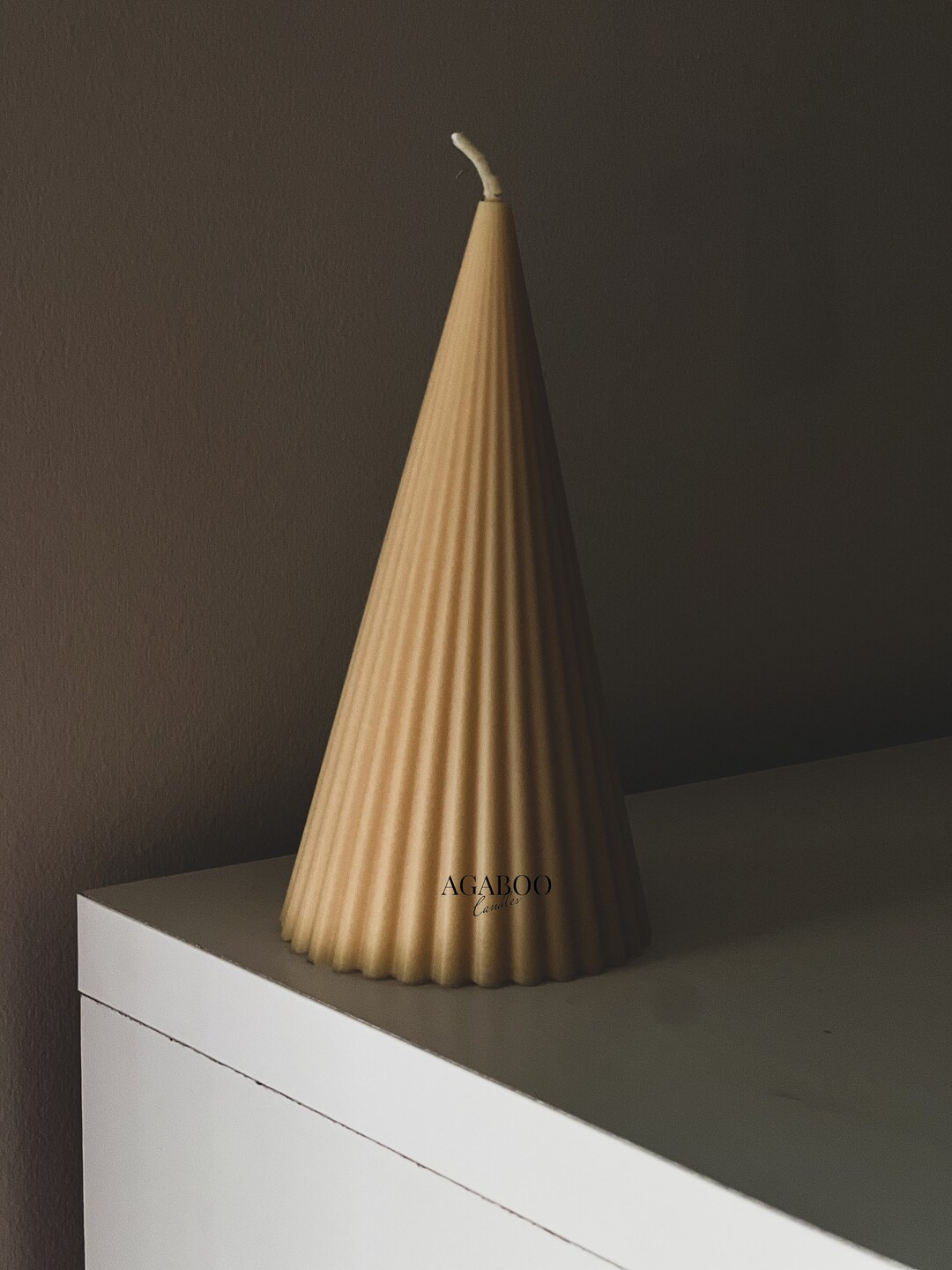 Custom Scents & Colors Conical Pillar Candle Shaped Candle - Etsy