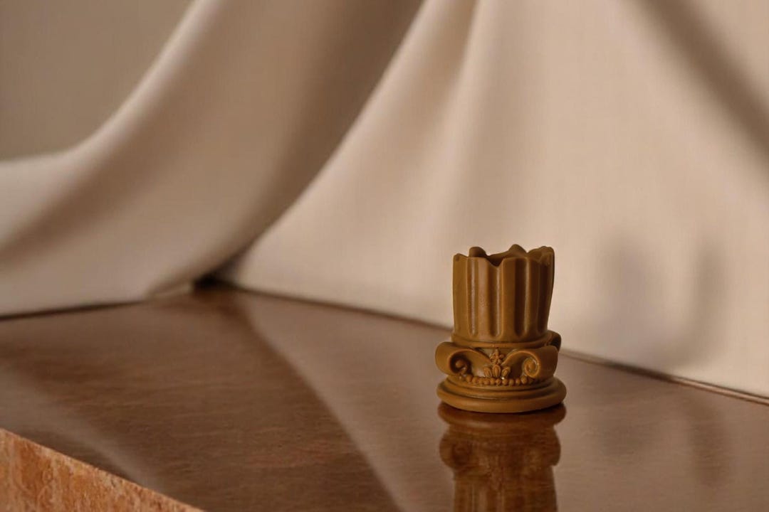 Greek Column Candle – Handmade Soy Wax Sculpture, Aesthetic Pillar ...