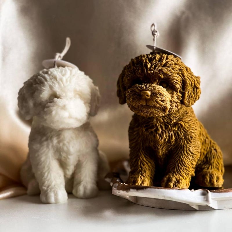 Dog Candle Cavapoo - Etsy