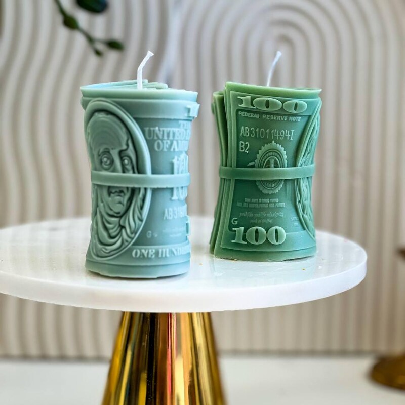 Money Candle With Money Inside - Etsy