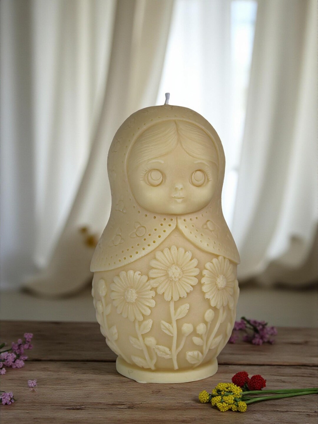 Matryoshka Candle | Russian Nesting Doll Shaped Soy Candle | Decorative ...