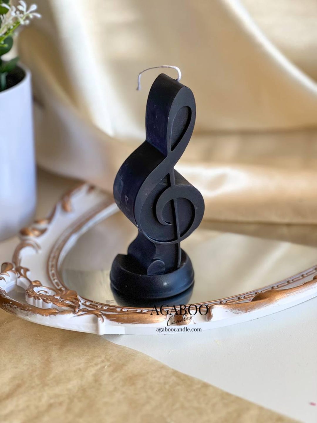 Melodic Music Note Candle – Handmade Soy Wax Candle, Unique Music ...