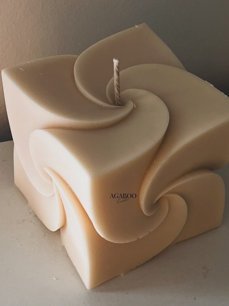 Unique Windmill Square Cube Candle - Shaped Candle - Country Charm ...