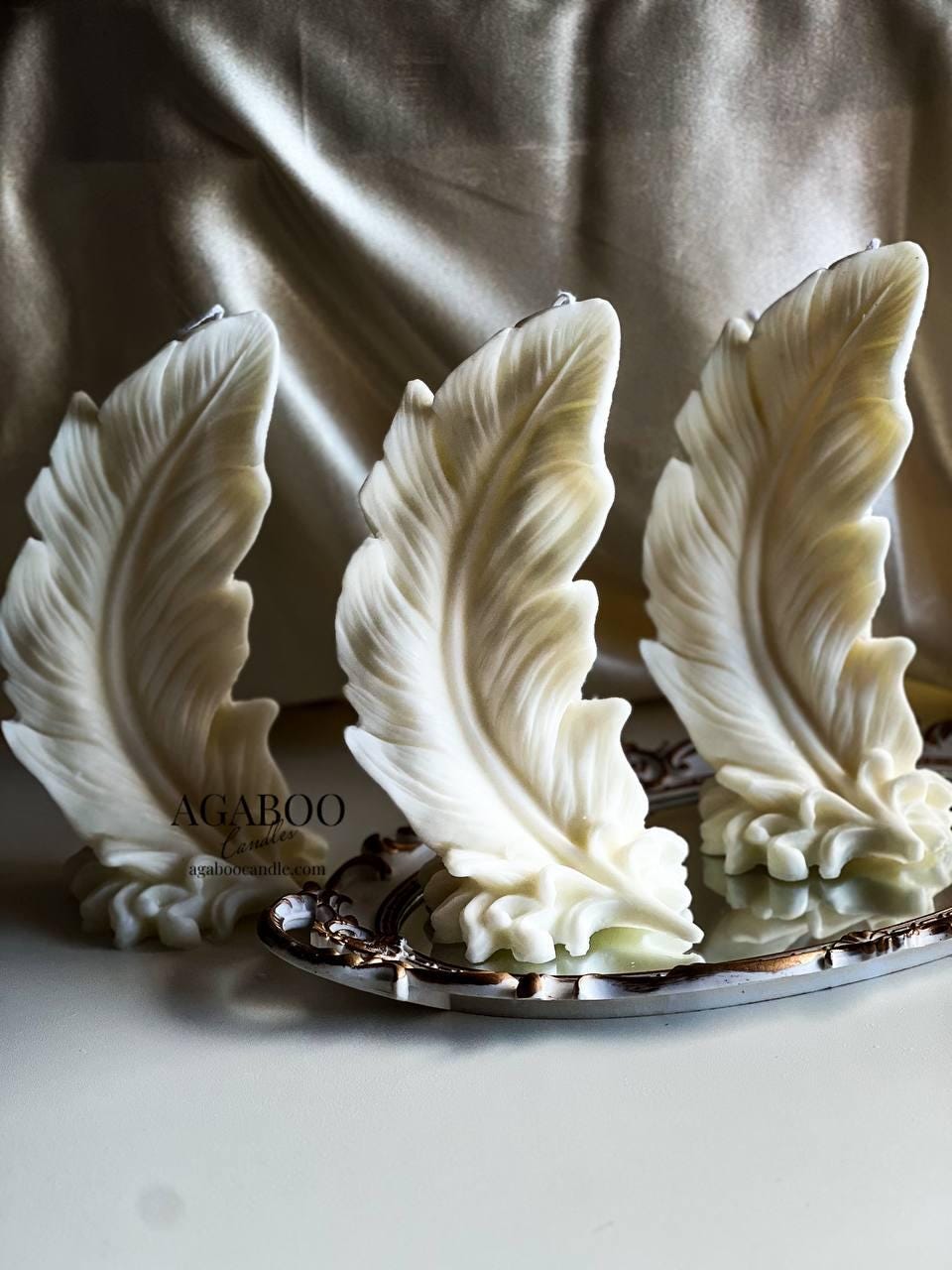 Unique Giant Feather Candle - Shaped Candle - Unique Boho Room Decor ...