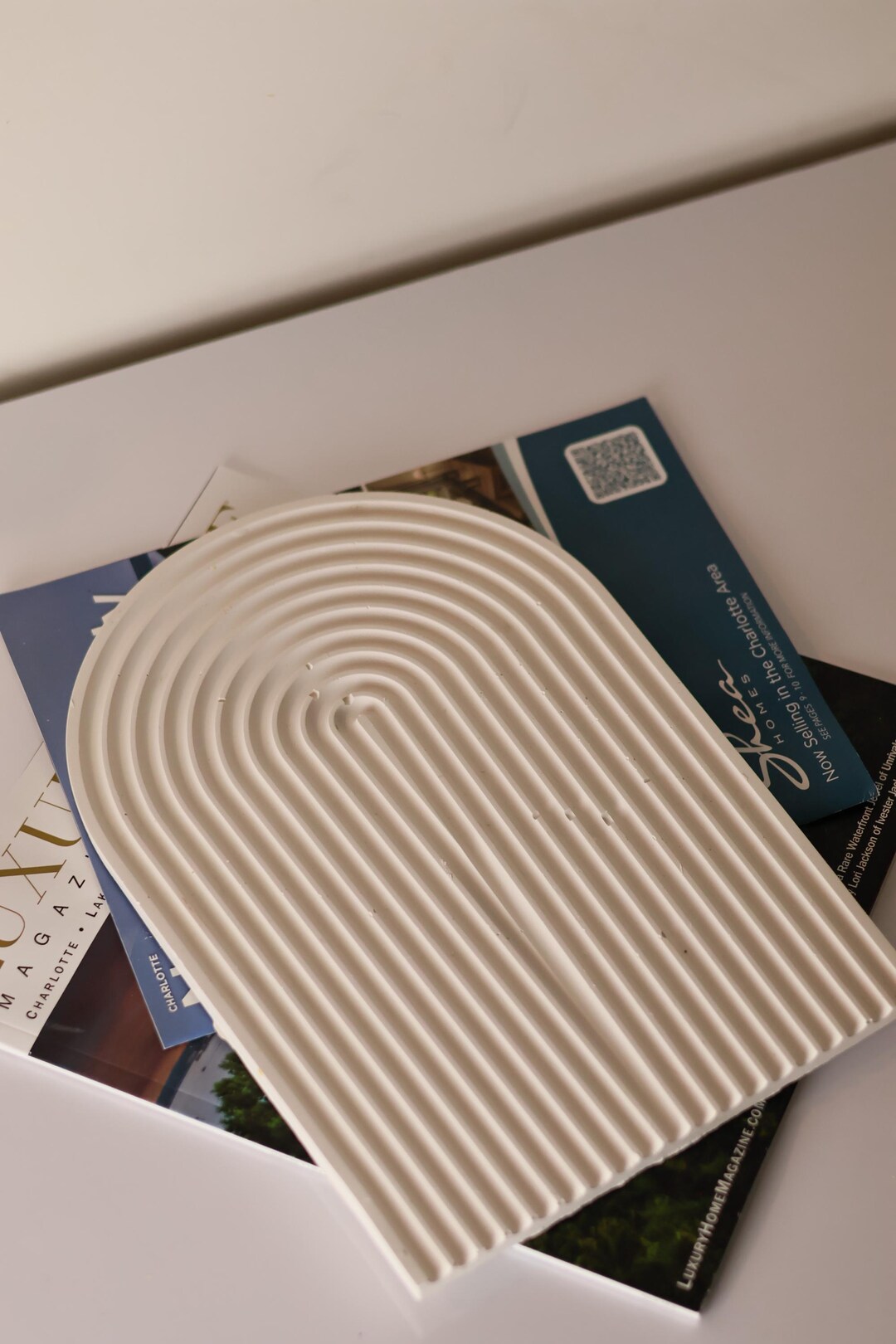 Stunning U Shape Tray for Home Decor and Entertaining, Coffee Table ...