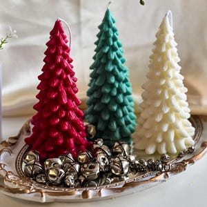Elegant Large Christmas Tree Shaped Candle for Your Winter Decor ...