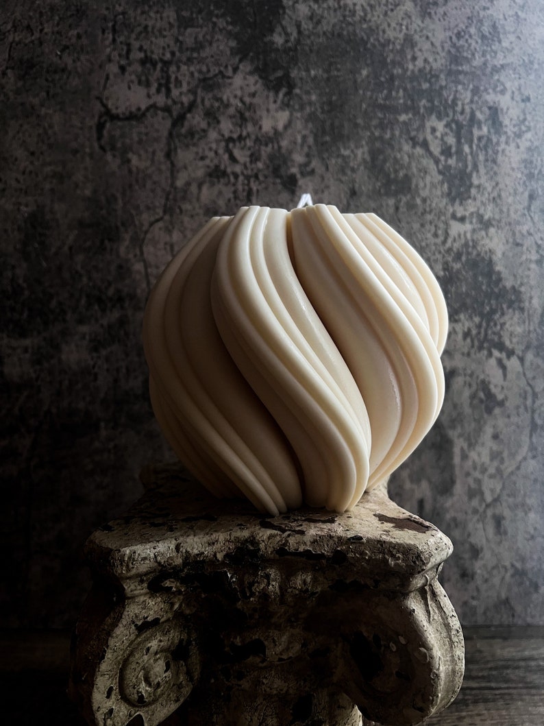 Custom Colors Huge Swirl Candle 3 LB Shaped Candle - Etsy