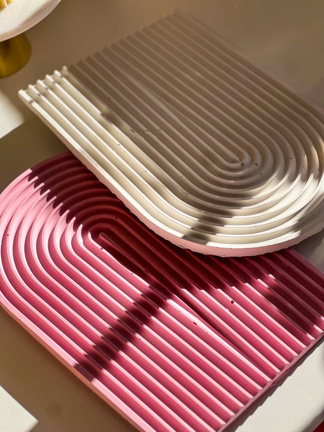 Stunning U Shape Tray for Home Decor and Entertaining, Coffee Table ...