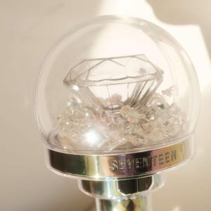 SEVENTEEN ISLAND CROWN | Caratbong Decoration | Lightstick Crystal Pink ...
