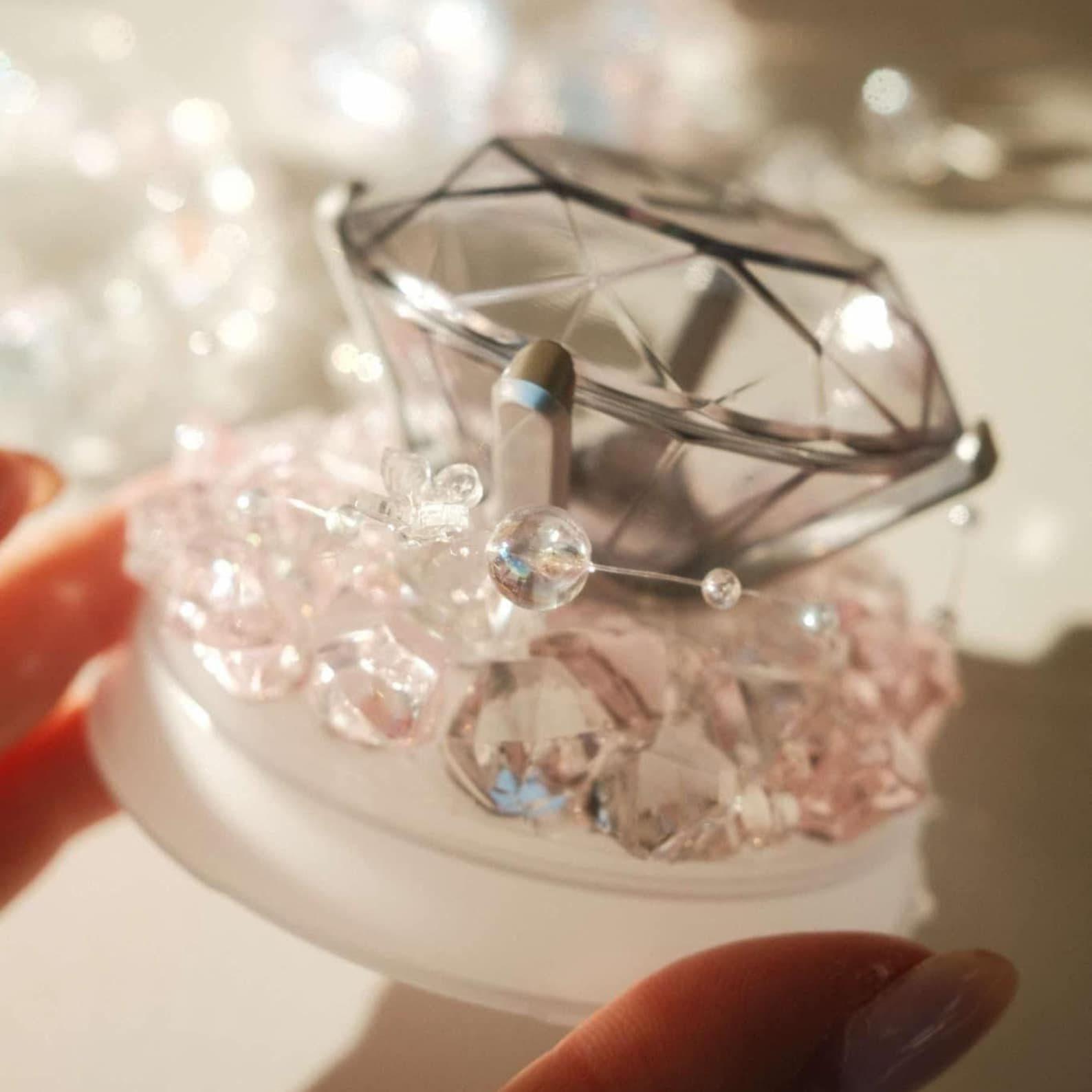 SEVENTEEN ISLAND CROWN Caratbong Decoration Lightstick Crystal Pink ...