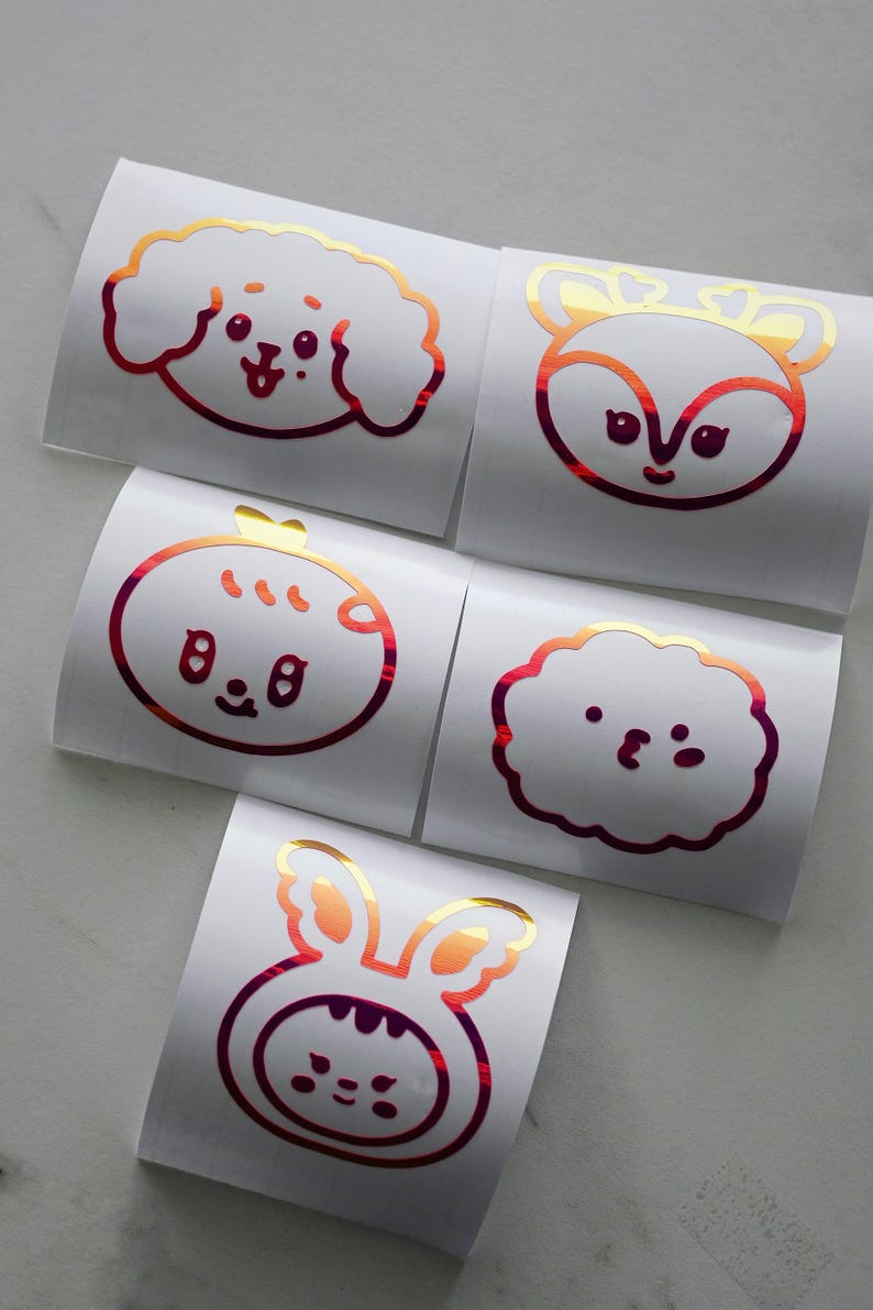 MINITEEN SEVENTEEN STICKER Decal | Seventeen Caratbong Member Decal ...