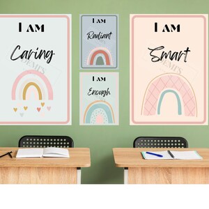 13 Classroom Posters, Positive Affirmation Display, Positivity Display ...