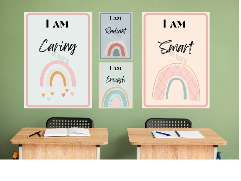 13 Classroom Posters, Positive Affirmation Display, Positivity Display ...