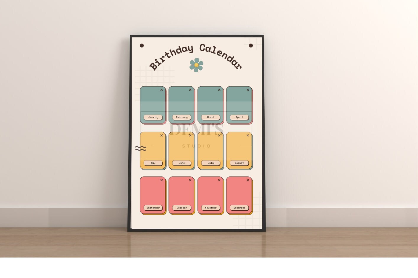 A3 Classroom Birthday Poster, Classroom Display, Digital Print ...