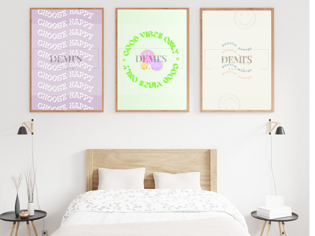 4 A3 Positive Posters Positive Vibes Posters Positivity - Etsy