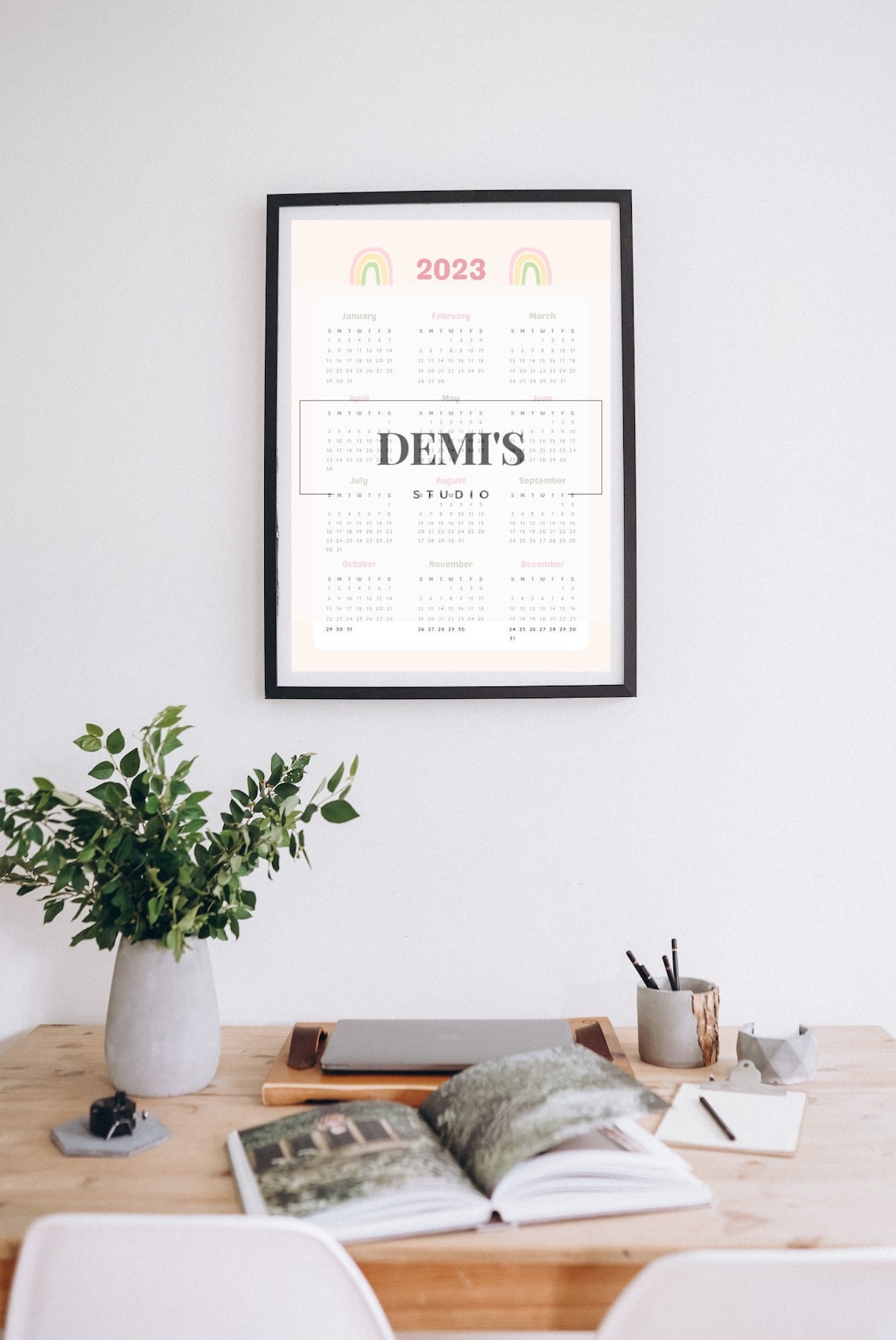 A3 2023 Calendar, Classroom Calendar, Office Calendar, Digital Prints ...