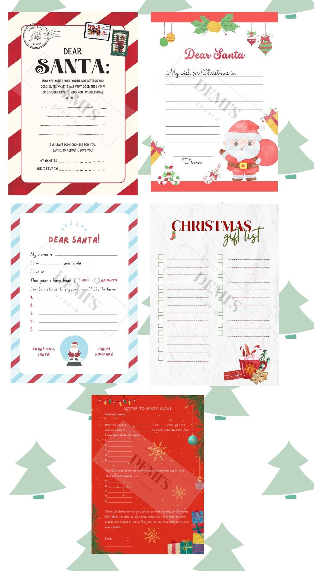 A Range of Christmas Letters, Christmas Wishlist, Write A Letter to ...