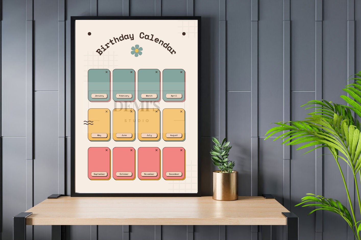A3 Classroom Birthday Poster, Classroom Display, Digital Print ...