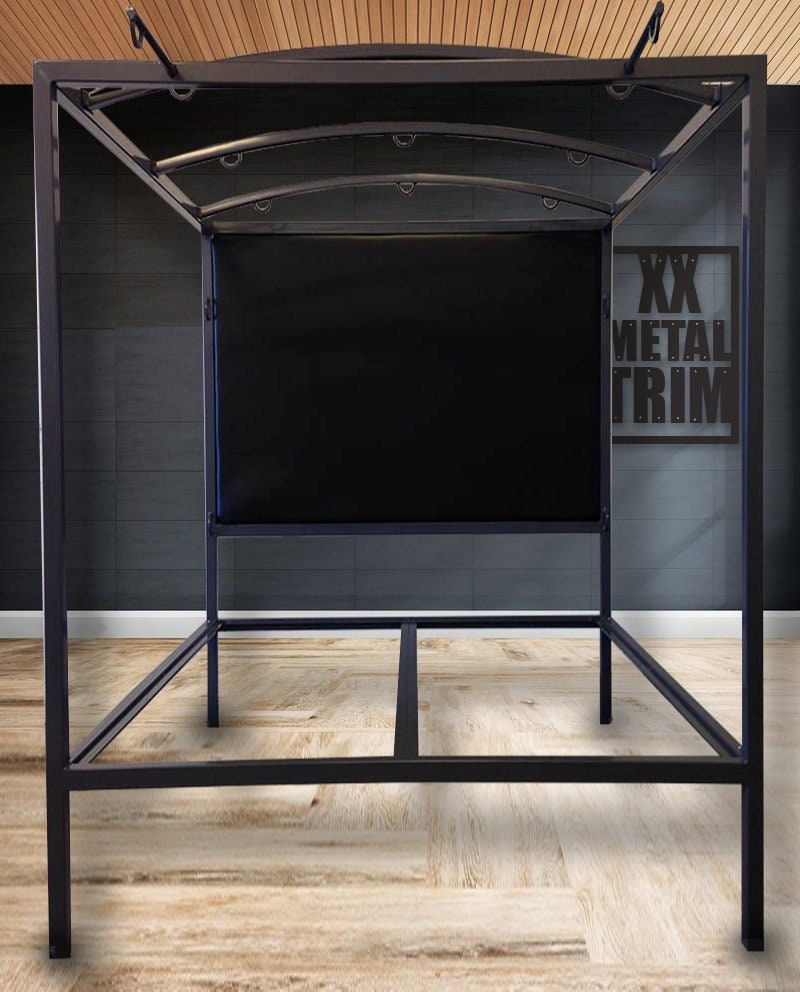 Customizable Steel Bed With Cage Handmade Clasic Bed - Etsy