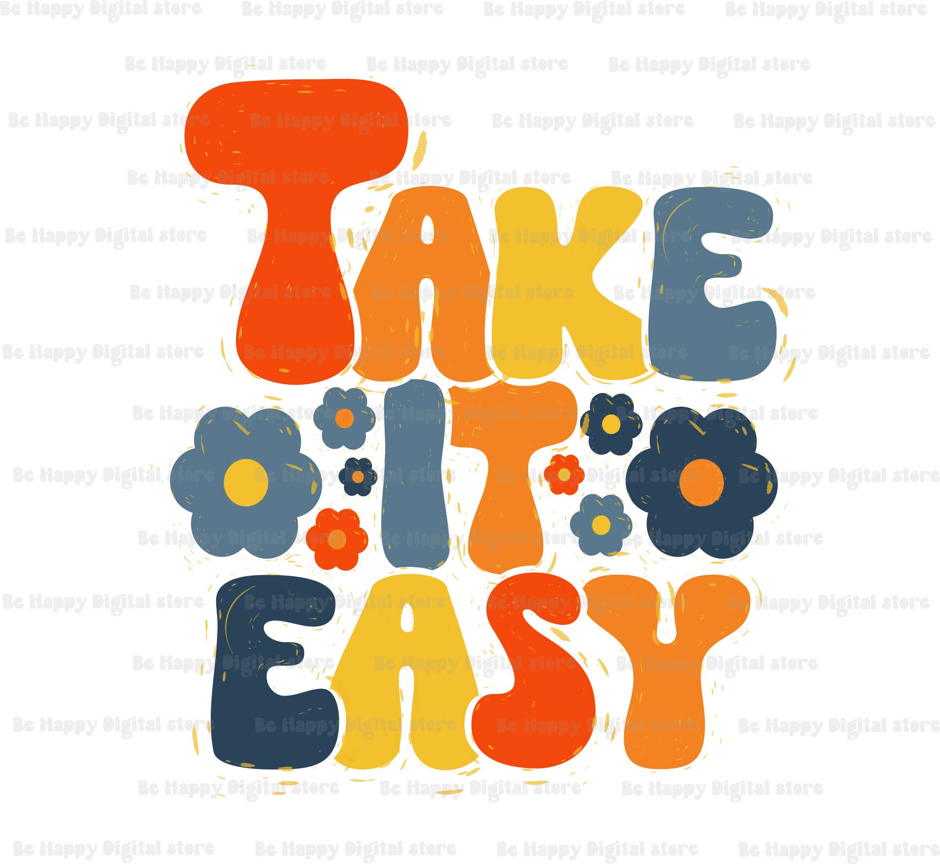 Take It Easy PNG for Your Designs ,instant Digital Download - Etsy