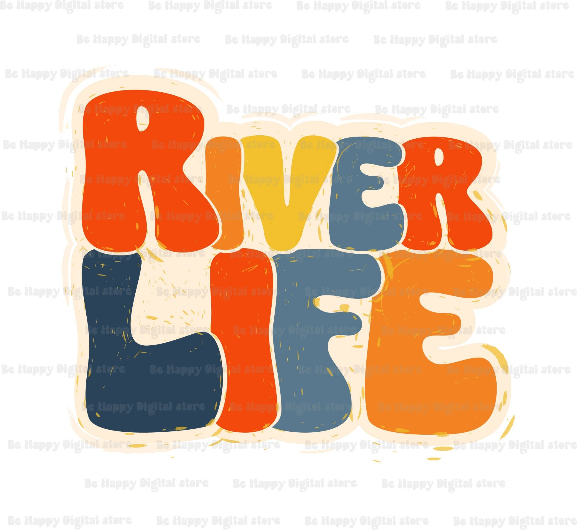River Life PNG Design Instant Digital Download - Etsy