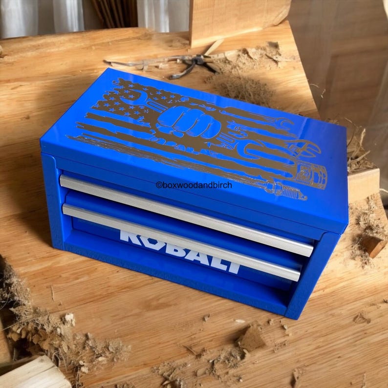 Mini Tool Box Laser Engraved for Husband, Son, Men's Christmas Gifts ...