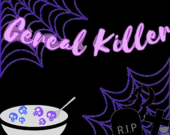 Cereal Killer Svg Jpg Dxf and Png - Etsy