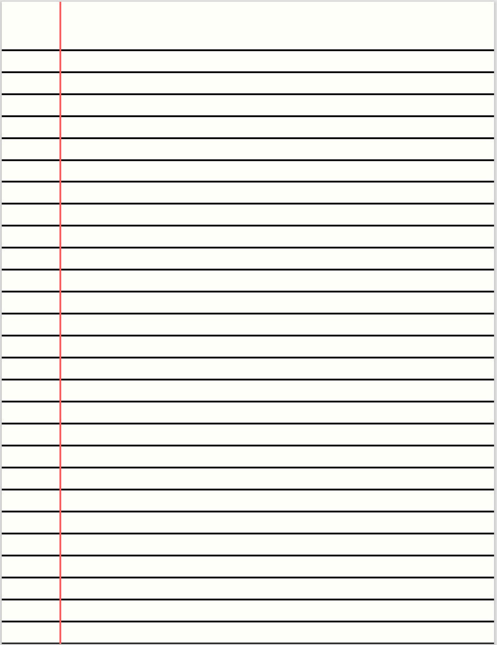 Printable Lined Paper (PDF & PNG) - Etsy
