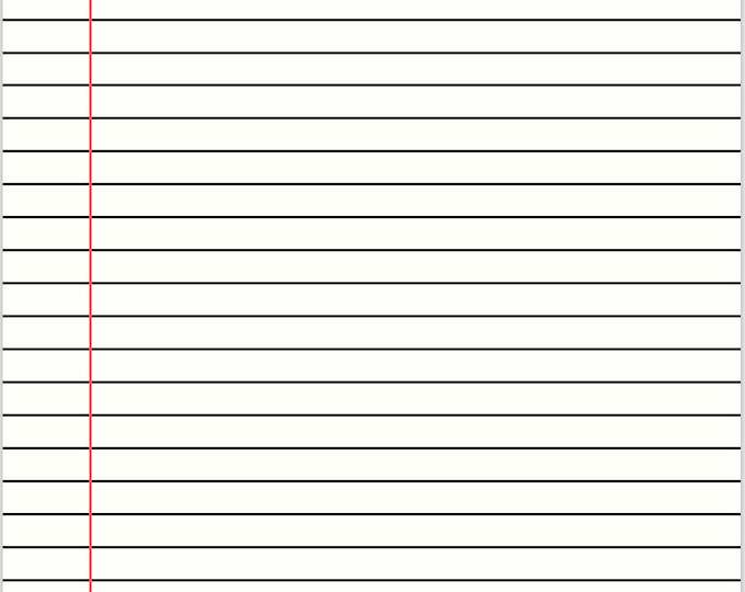 Printable Lined Paper (PDF & PNG) - Etsy