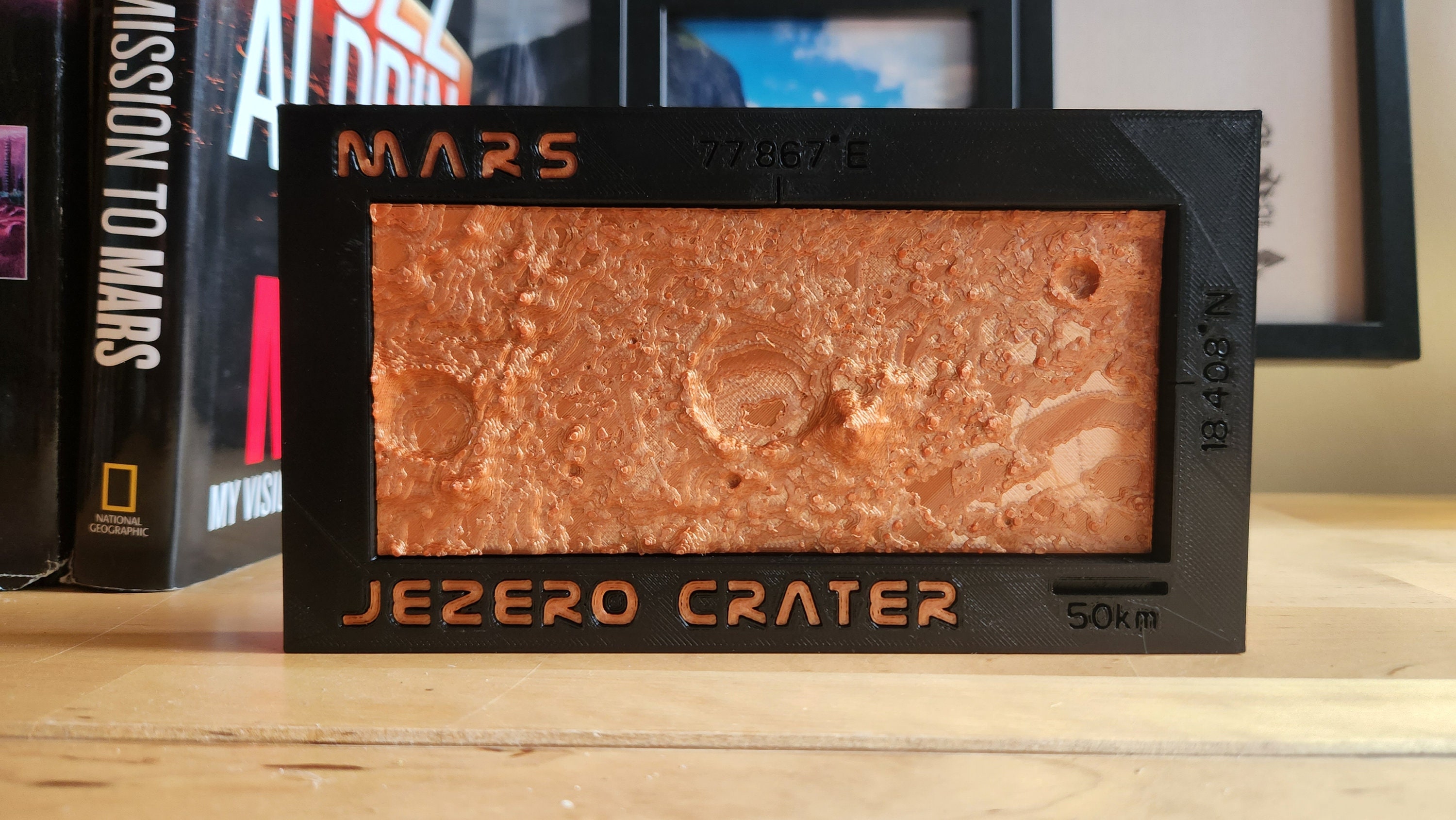 Mars Topography 3D Maps - Etsy