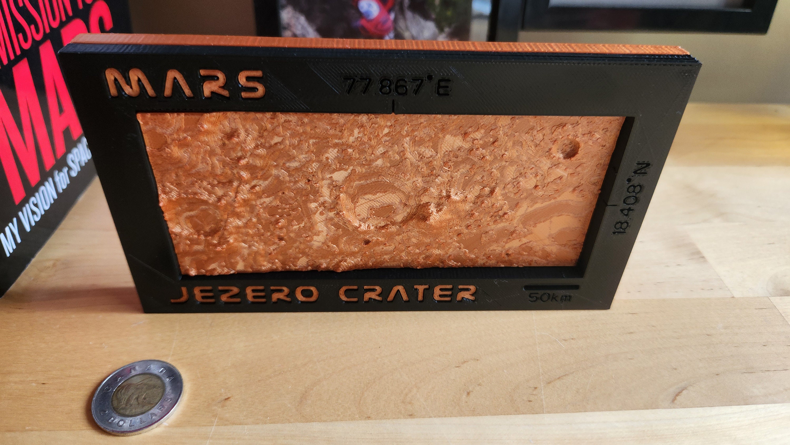 Mars Topography 3D Maps - Etsy