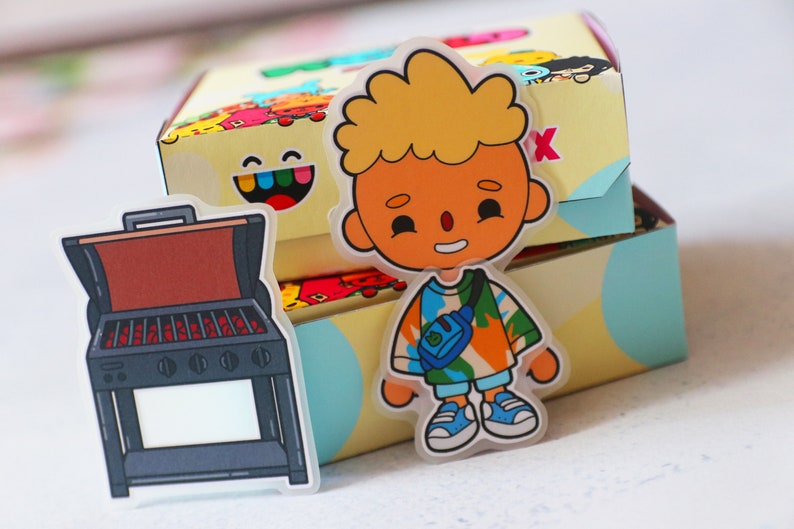 Toca Boca Surprise Box Printable | DIY Digital Toy | Collectible ...