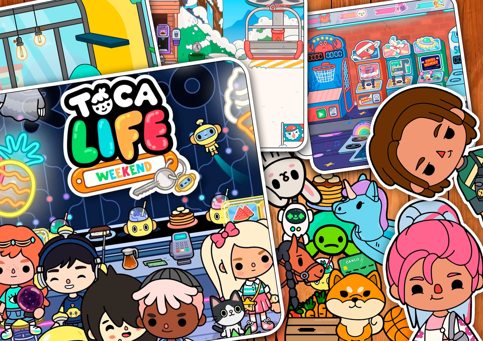 Toca Boca Weekend Mini Album Printable Template for Children - Etsy