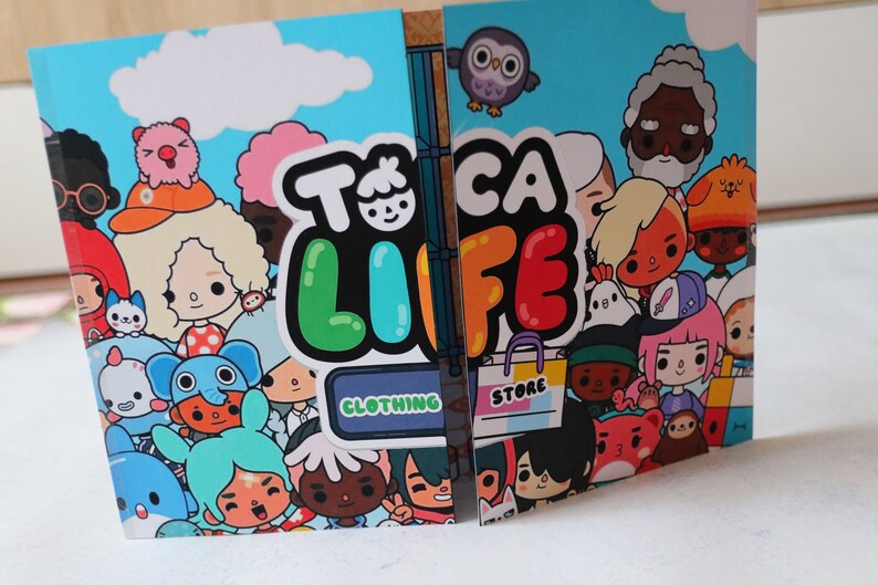 Toca Boca Life World Album Printable Template Kids Dollhouse - Etsy