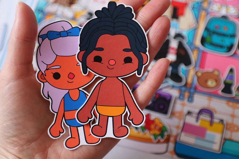 Toca Boca Life World Album Printable Template Kids Dollhouse - Etsy UK