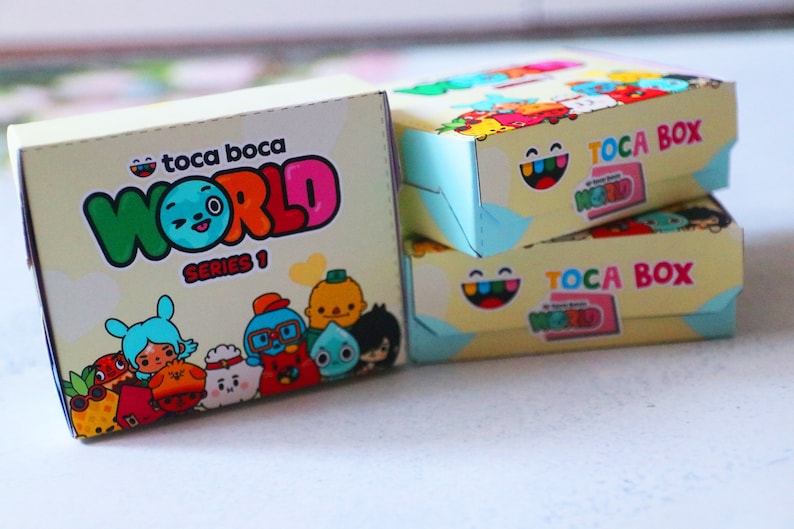 Toca Boca Surprise Box Printable | DIY Digital Toy | Collectible ...