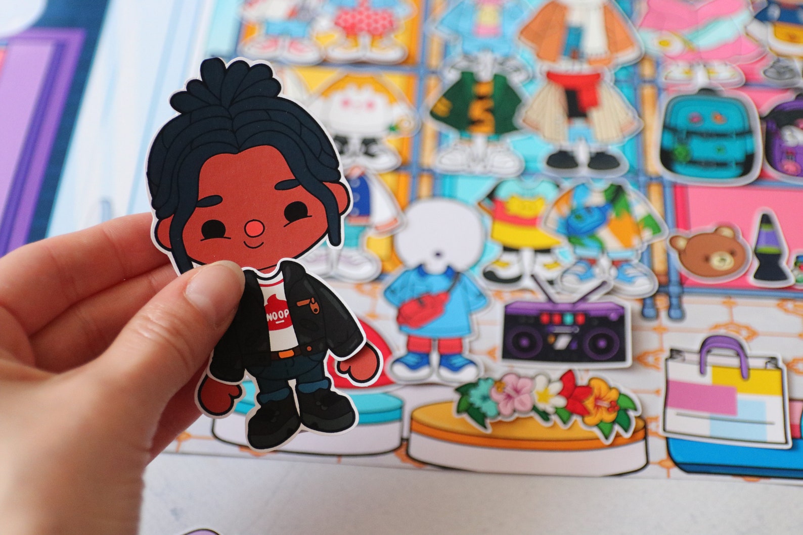 Toca Boca Life World Album Printable Template Kids Dollhouse - Etsy