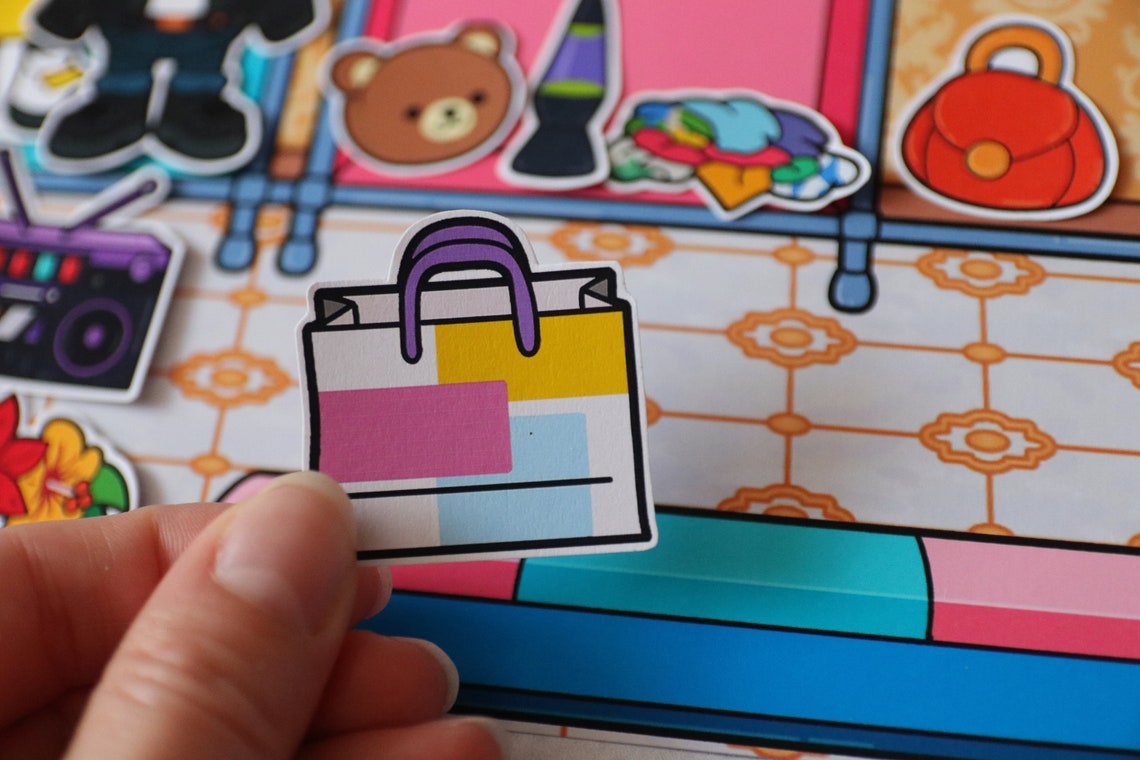 Toca Boca Life World Album Printable Template Kids Dollhouse - Etsy