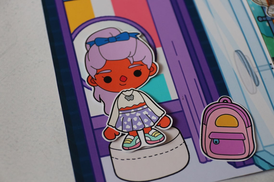 Toca Boca Life World Album Printable Template Kids Dollhouse - Etsy UK