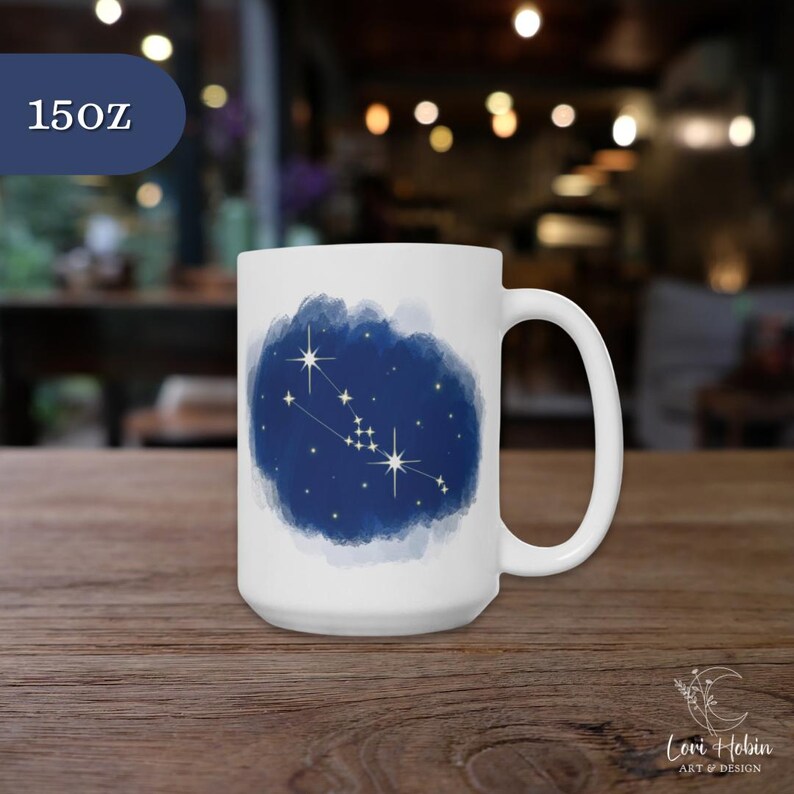 Taurus Constellation Mug - Star Sign Mug, Zodiac Signs, Mugs for ...