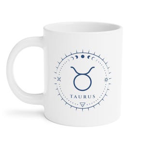 Taurus Constellation Mug - Star Sign Mug, Zodiac Signs, Mugs for ...