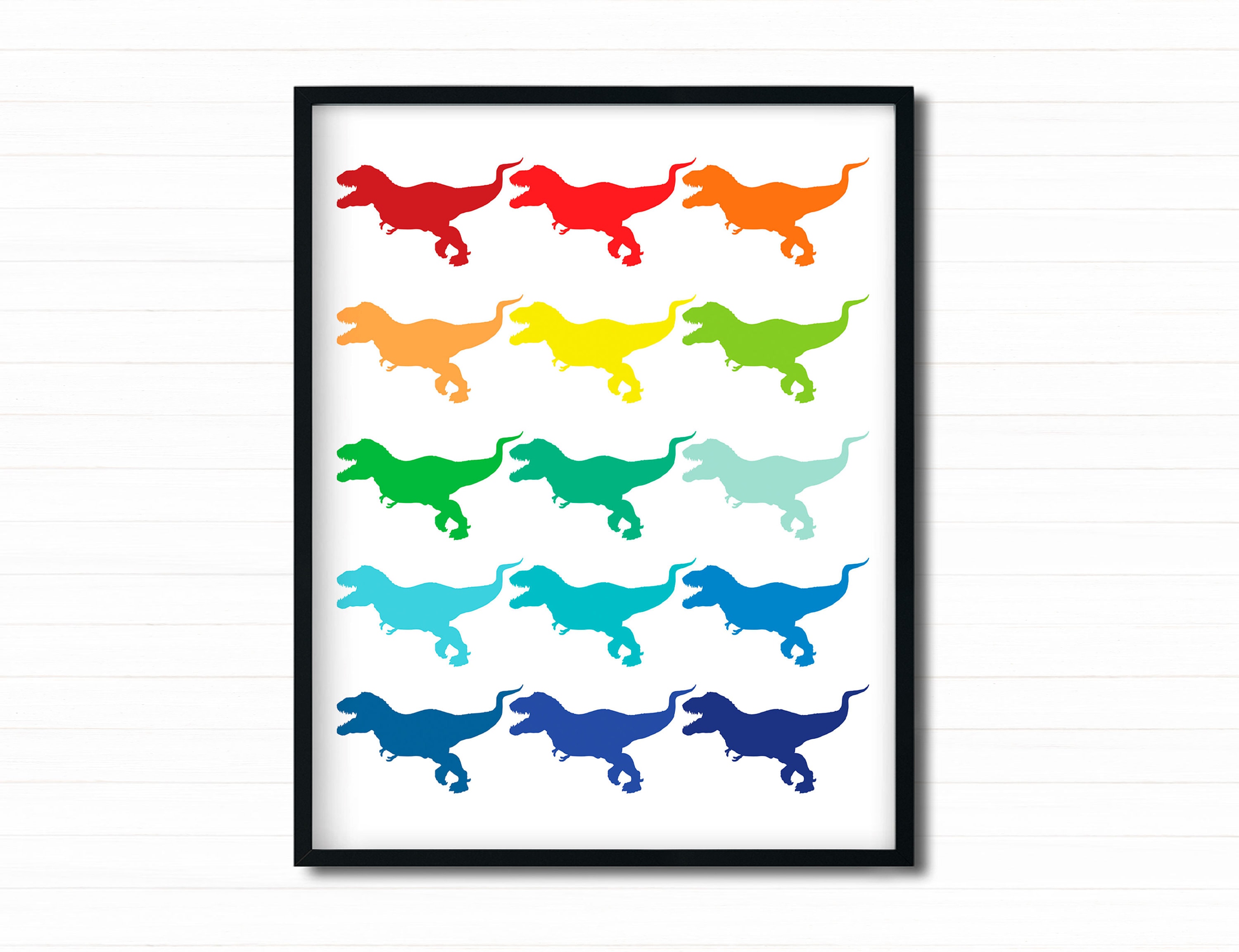 T Rex Print, Dinosaur Poster, Kids Wall Decor, Dinosaur Printable ...