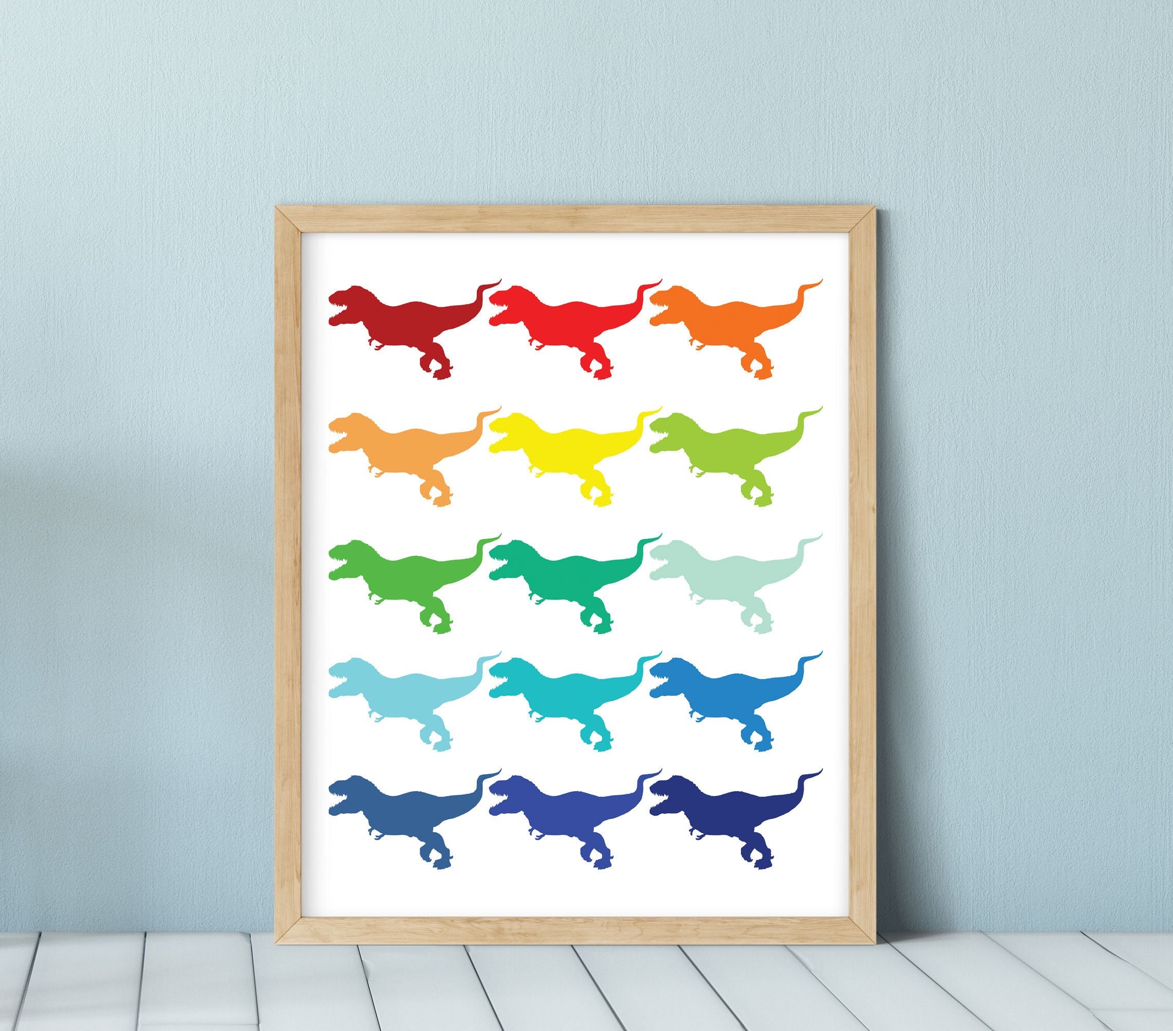 T Rex Print, Dinosaur Poster, Kids Wall Decor, Dinosaur Printable ...