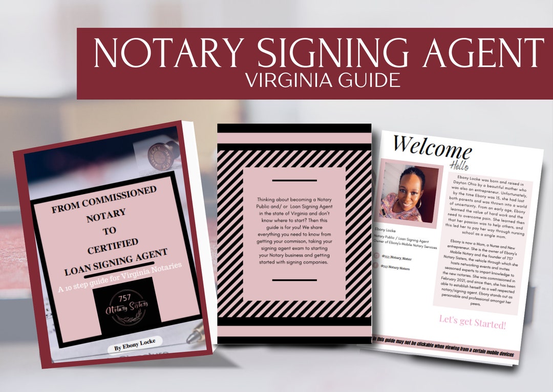 Notary Public Virginia Guide, Notary Essentials, Instant Download - Etsy