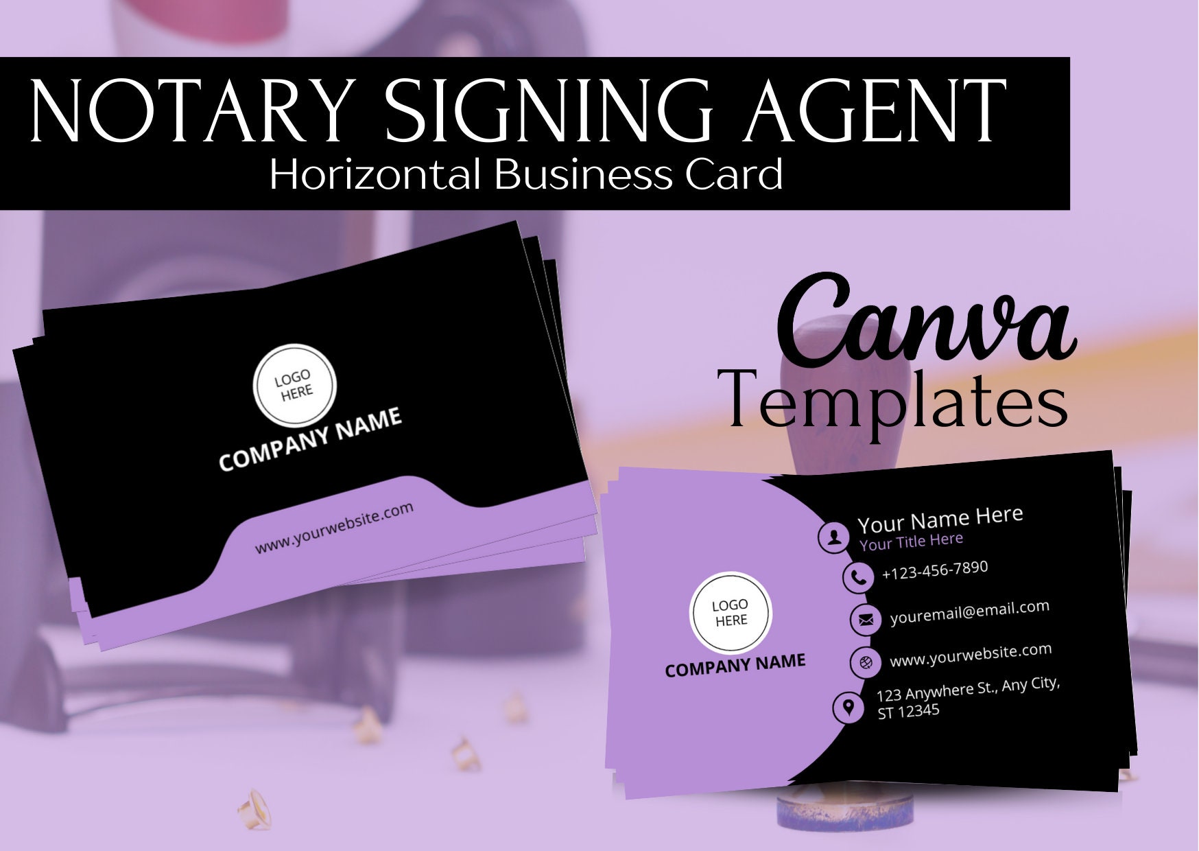 Notary Branding Bundle Notary Flyer, Notary Email, Email Signature ...