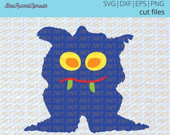 Fuzzy Monster Svg - Etsy