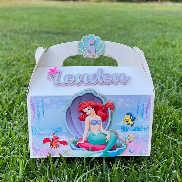 Mermaid Favor Box - Etsy