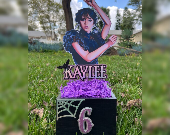 Wednesday Addams, Wednesday Centerpiece , Addams Family, Wednesday ...